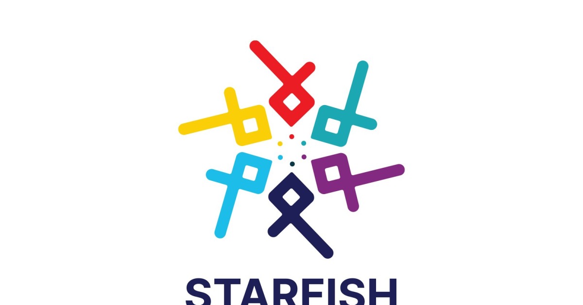 Beautiful Starfish Logo Template #362646 - TemplateMonster