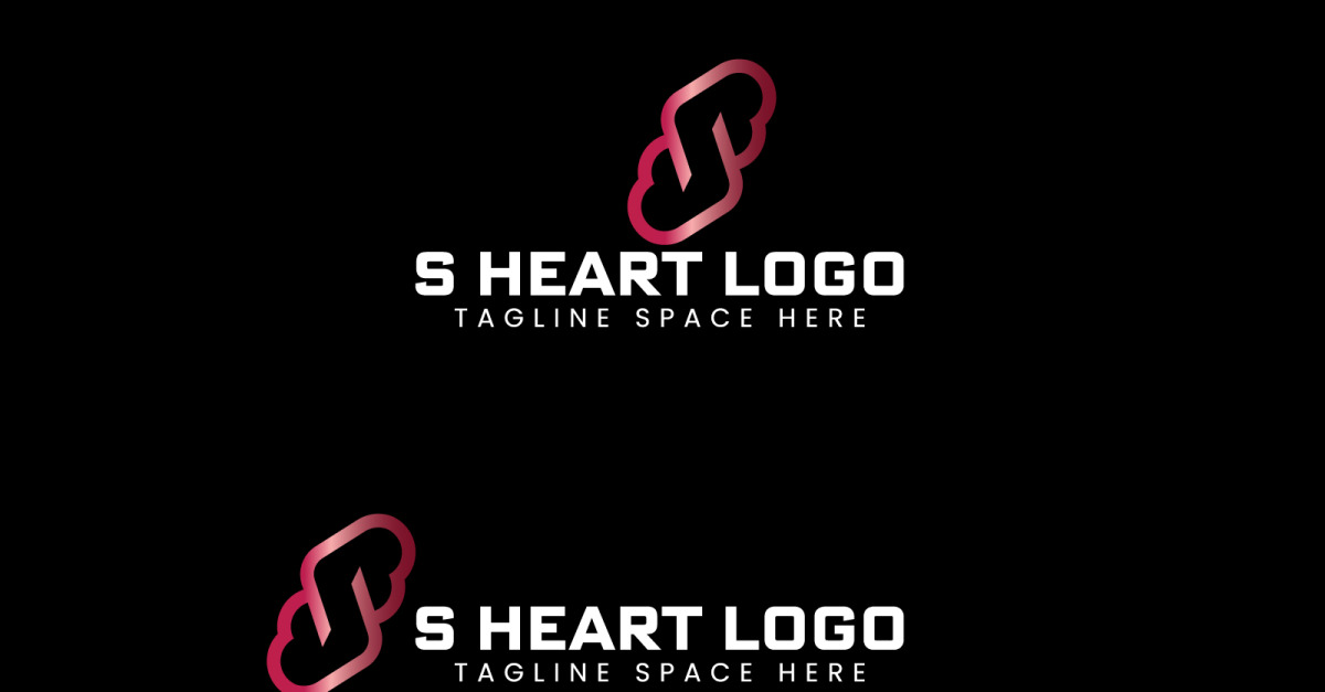 S heart Brand Logo Template #362666 - TemplateMonster