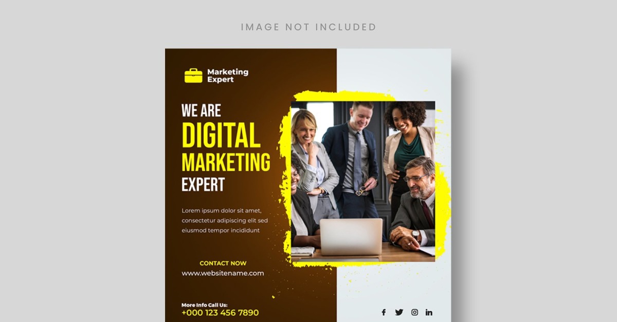 Digital Marketing Agency Social Media Poster Template PSD