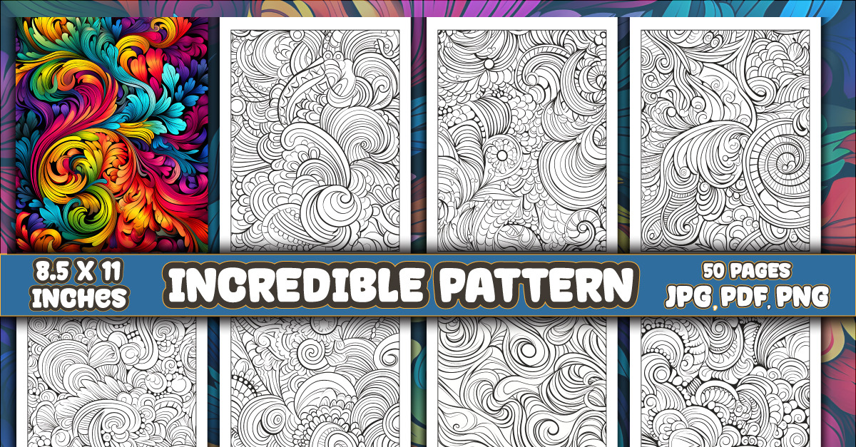 Incredible Pattern Coloring Pages #363260 - TemplateMonster