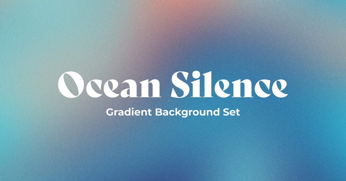 Ocean Silence Gradient Background Set - TemplateMonster