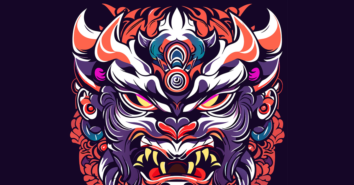 Monstre Design Art Illustration Vecteur #09 - TemplateMonster