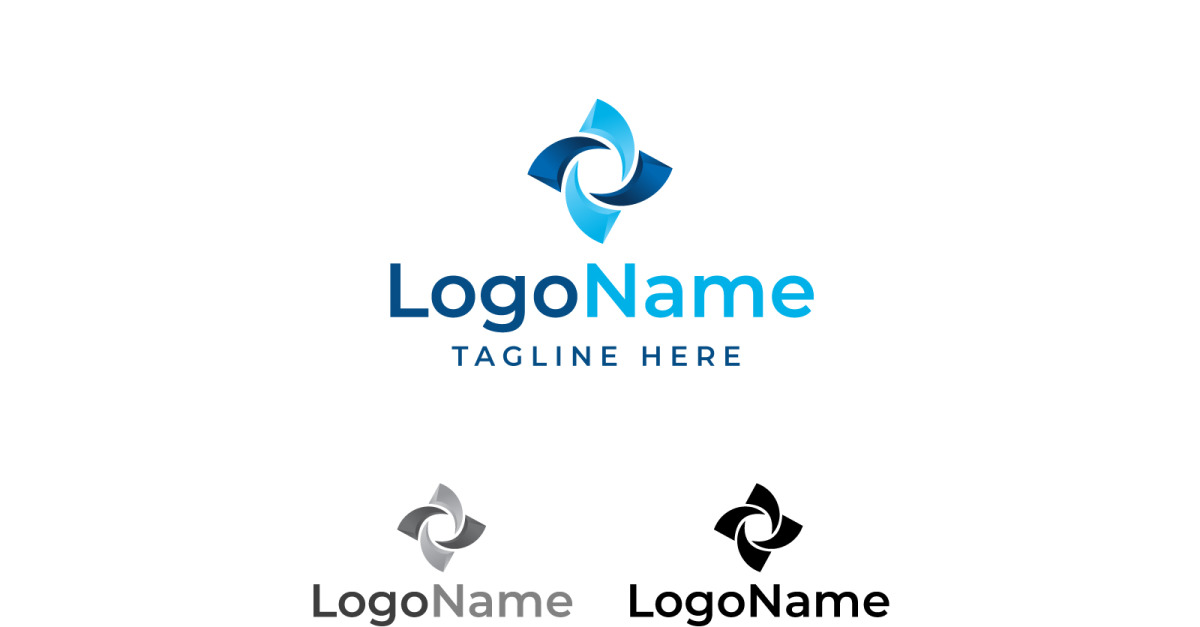 Abstract Logo, 3d Logo, Network Logo, Together Logo, Charity Logo ...