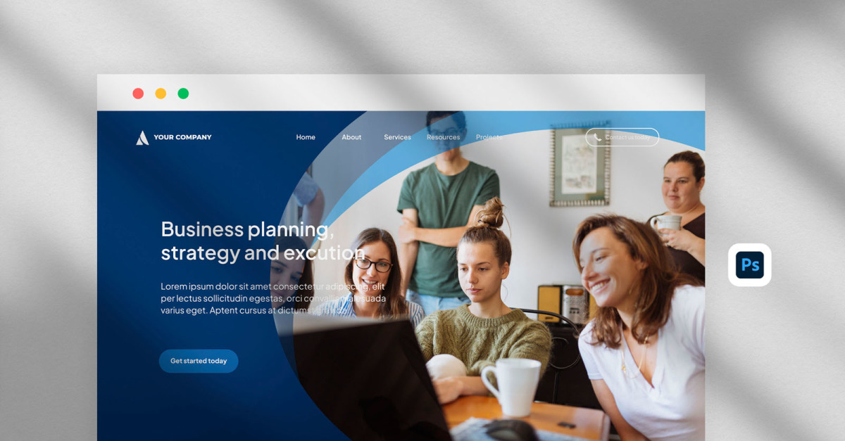 Corporation Website Banner Template Vol 7 - TemplateMonster