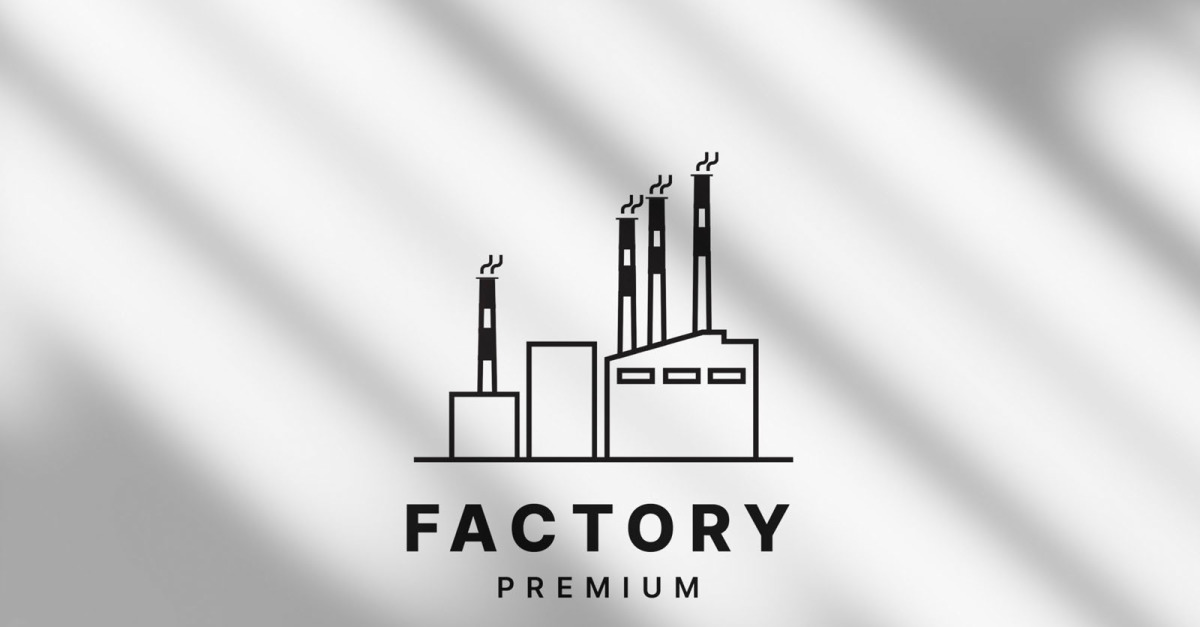 Factory building logo design vector - LGV 17