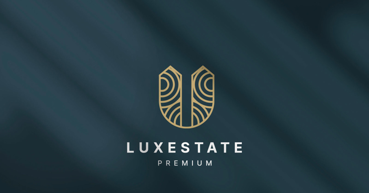 Luxury Home Estate Logo Design illustration modern design - LGV 11