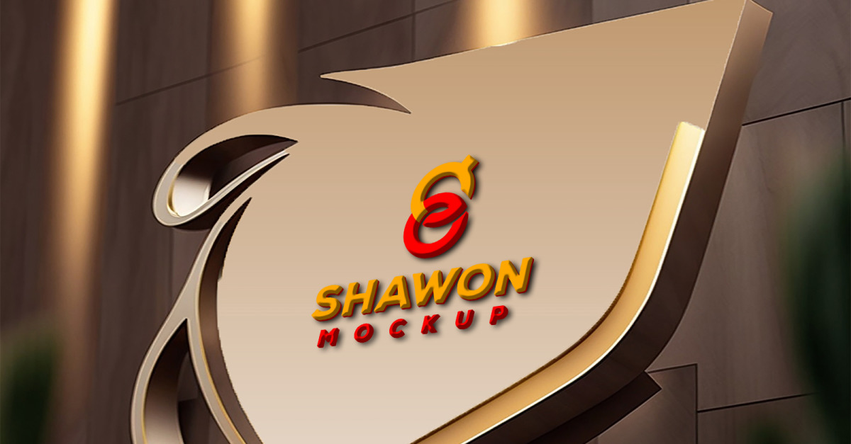 豪华广告牌标志样机 #363901 - TemplateMonster