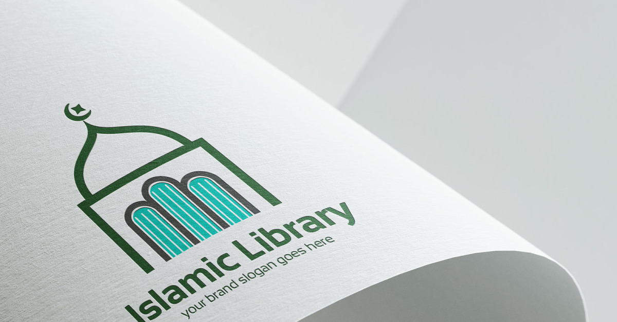 Islamic Library Logo Template #364312 - TemplateMonster