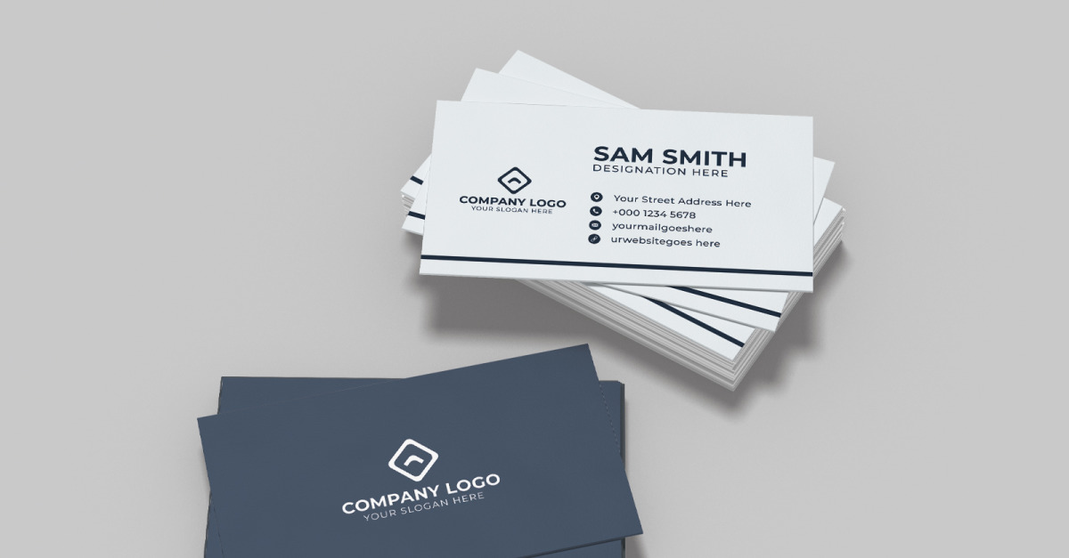 Double-Sided Creative Business Card Design - TemplateMonster