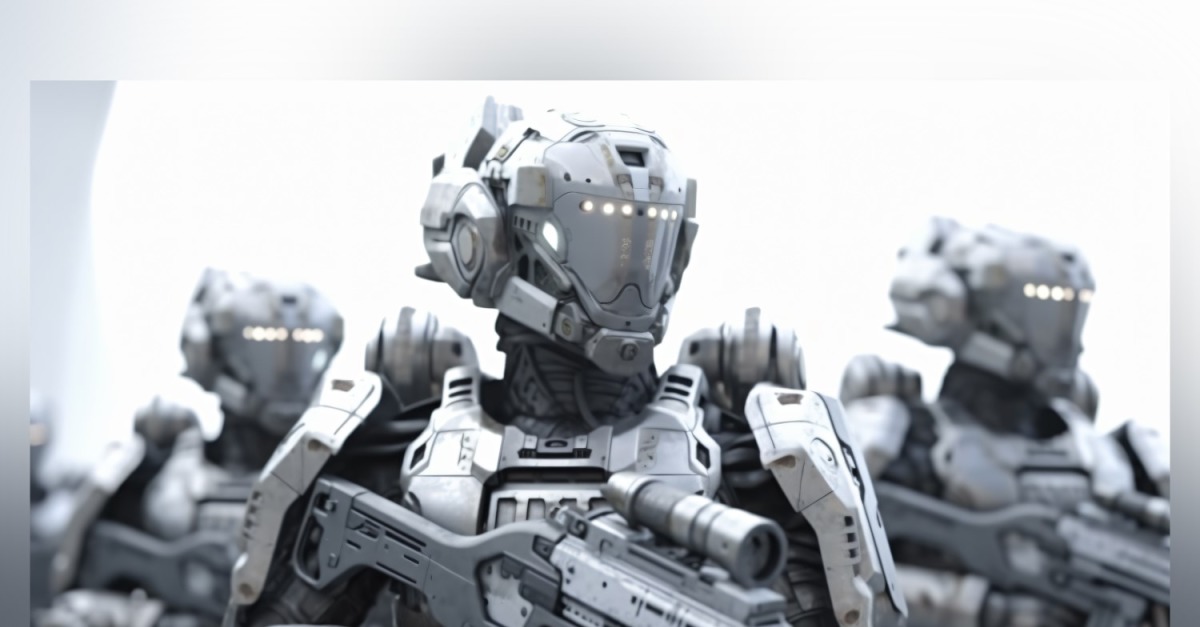 Defence Heavily Armed Robot Military Units 67