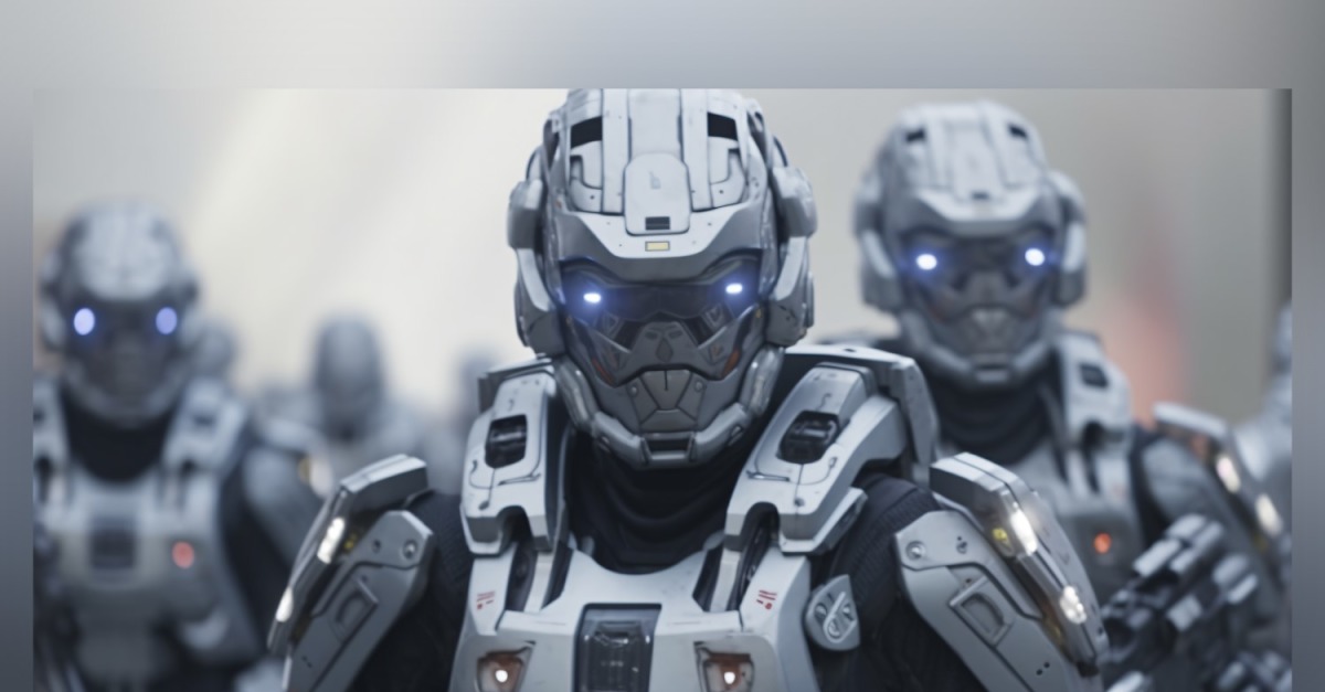 Machine Trio on the Frontline Heavily Armed Robot Force 92