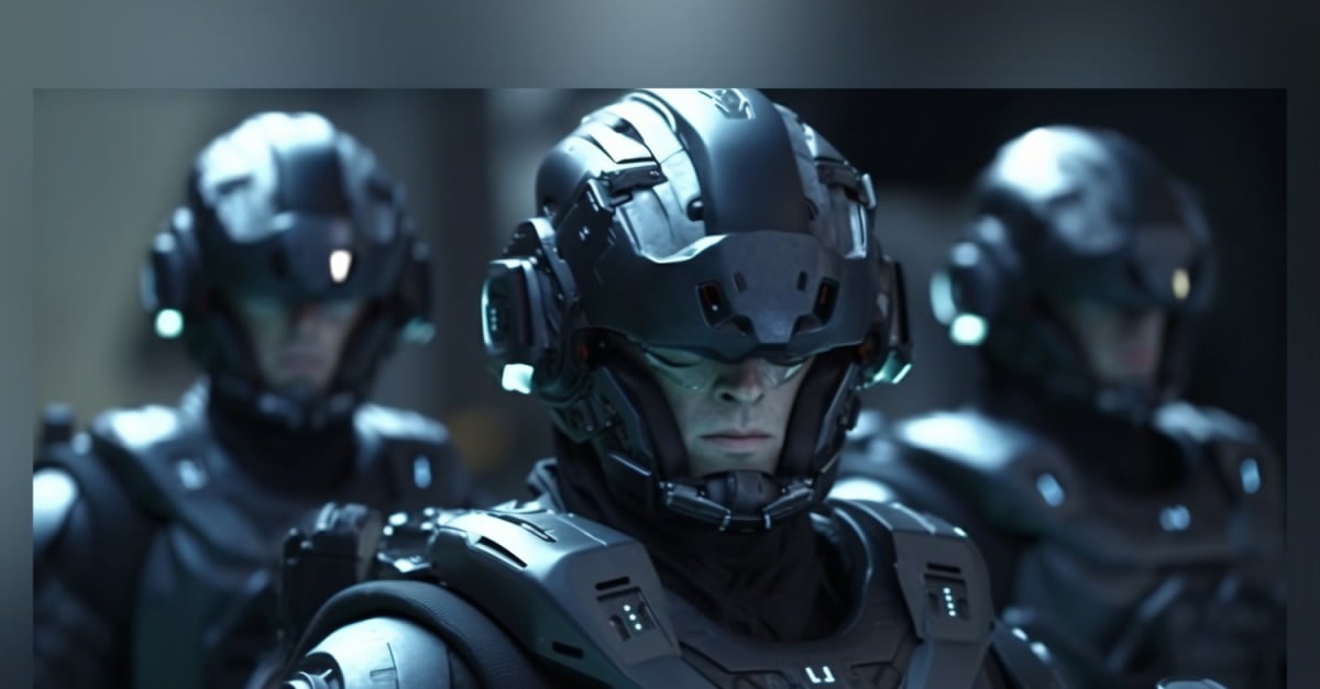 Threefold Defence Heavily Armed Robot Military Units 84