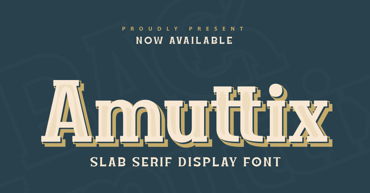Amuttix - Fuente de visualización Serif - TemplateMonster