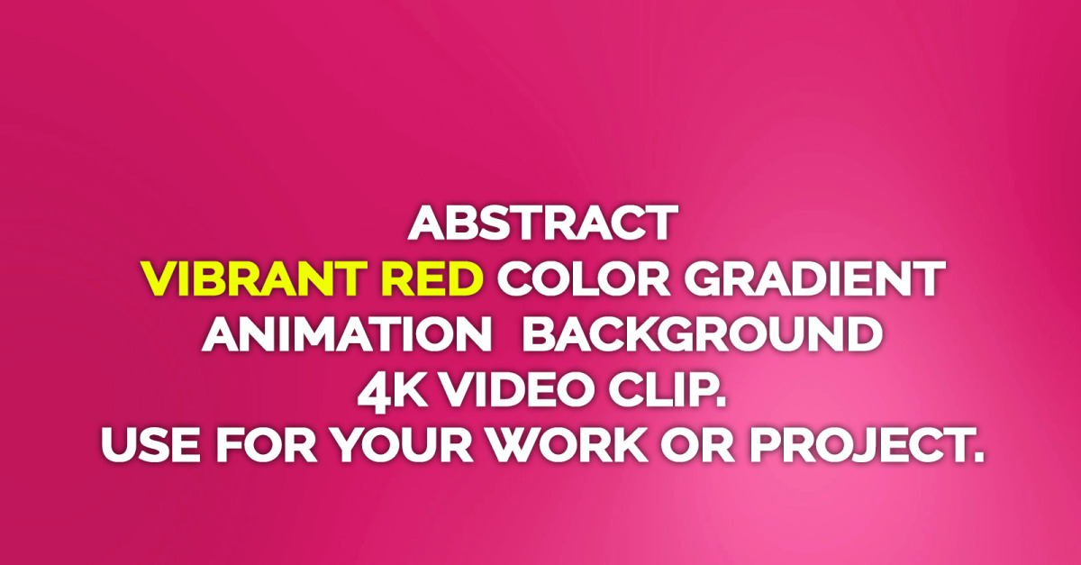Vibrant red color gradient animation footage.