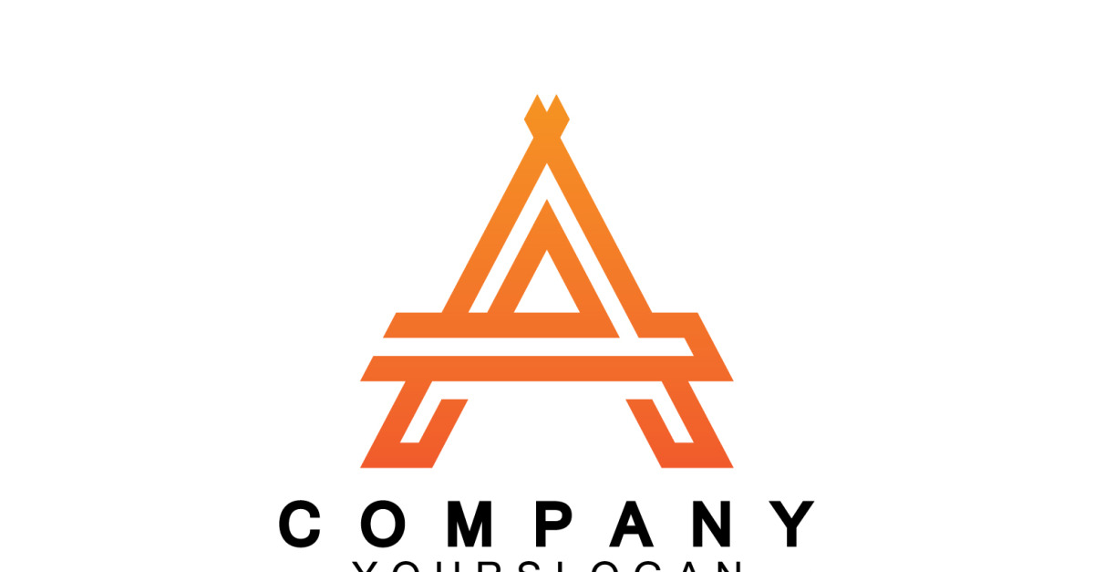 A initial letter template logo v18 #365044 - TemplateMonster