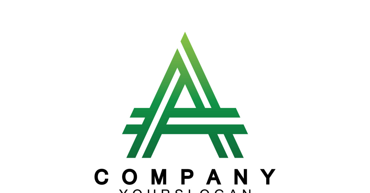 A initial letter template logo v19 #365039 - TemplateMonster