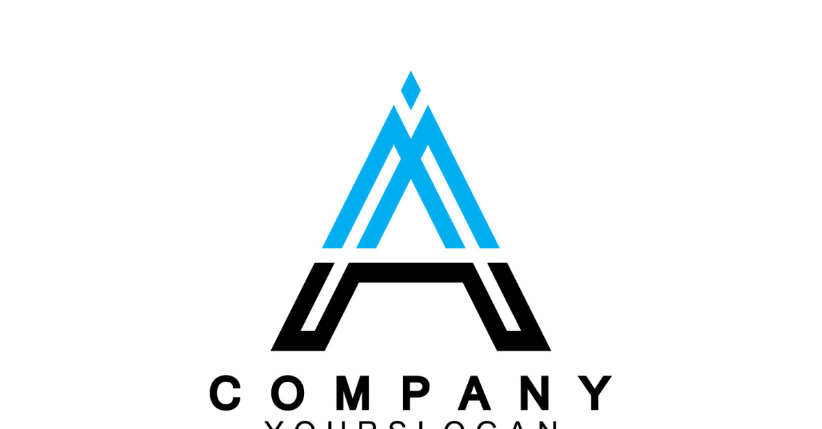 A initial letter template logo v24 #365046 - TemplateMonster
