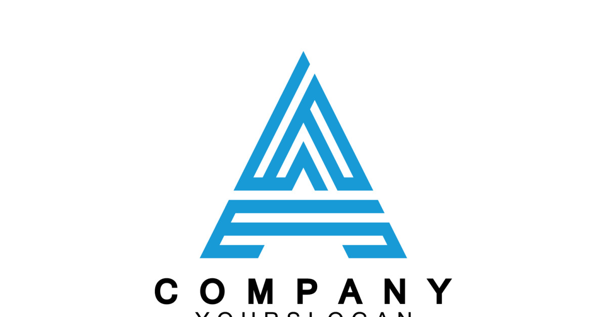 A initial letter template logo v30 #365042 - TemplateMonster