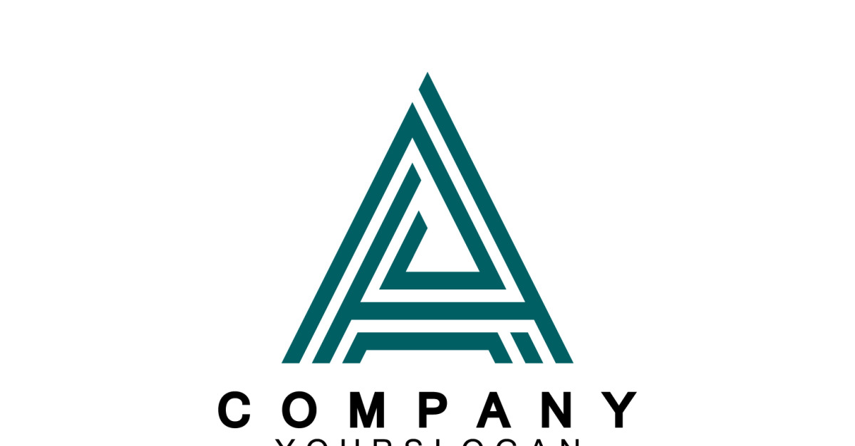 A initial letter template logo v31 #365048 - TemplateMonster