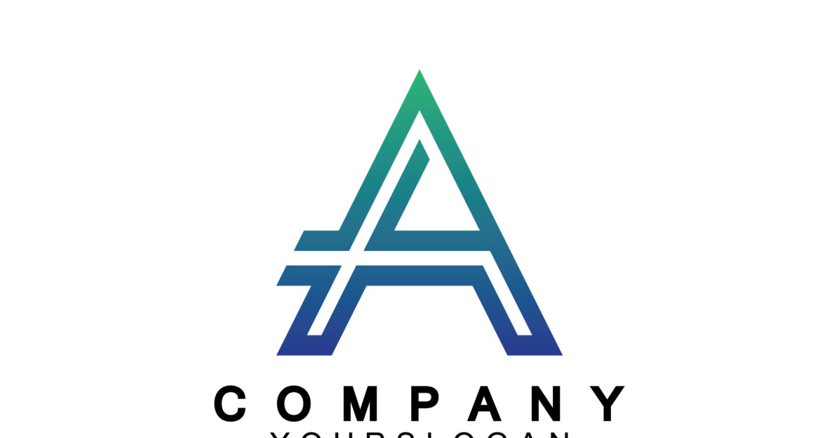 A initial letter template logo v3 #365030 - TemplateMonster