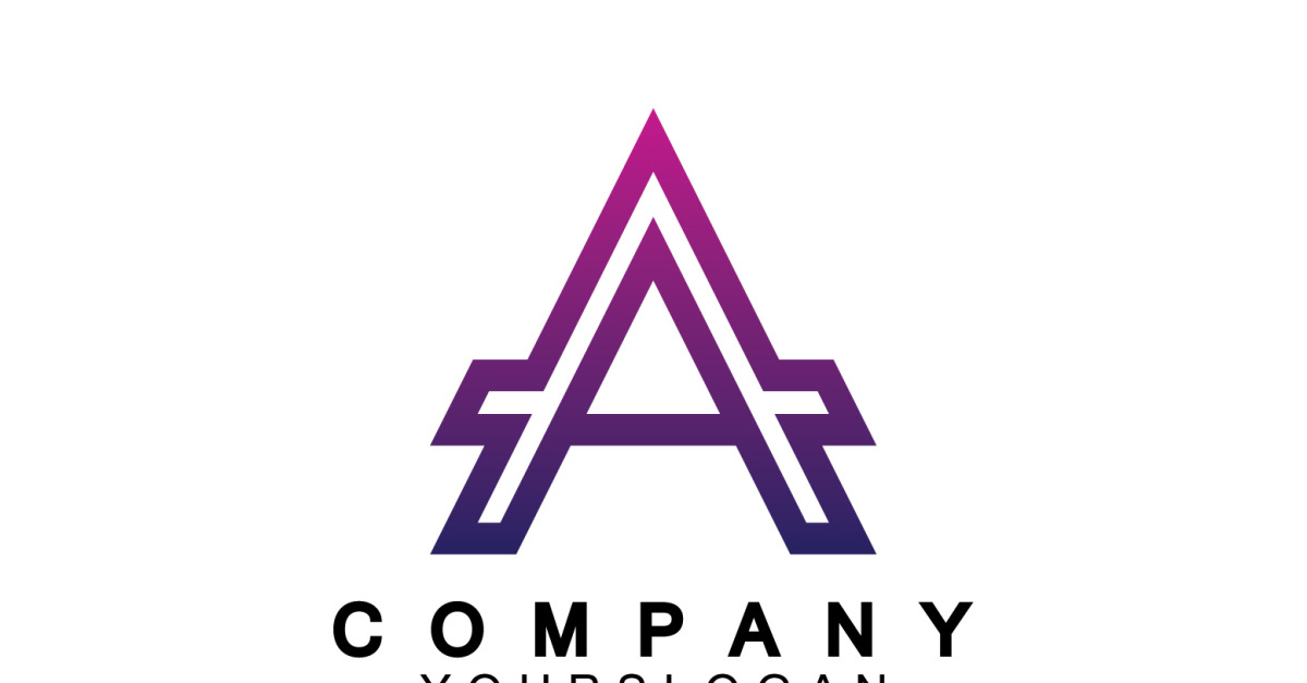 A initial letter template logo v6 #365031 - TemplateMonster