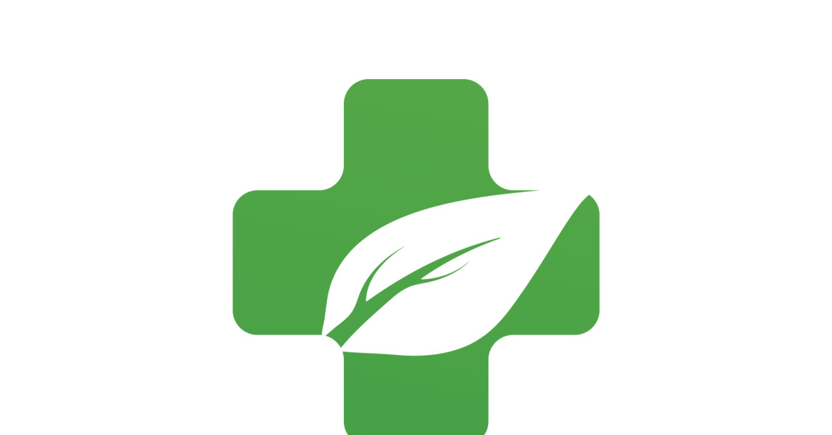 Hospital nature leaf health logo template v17