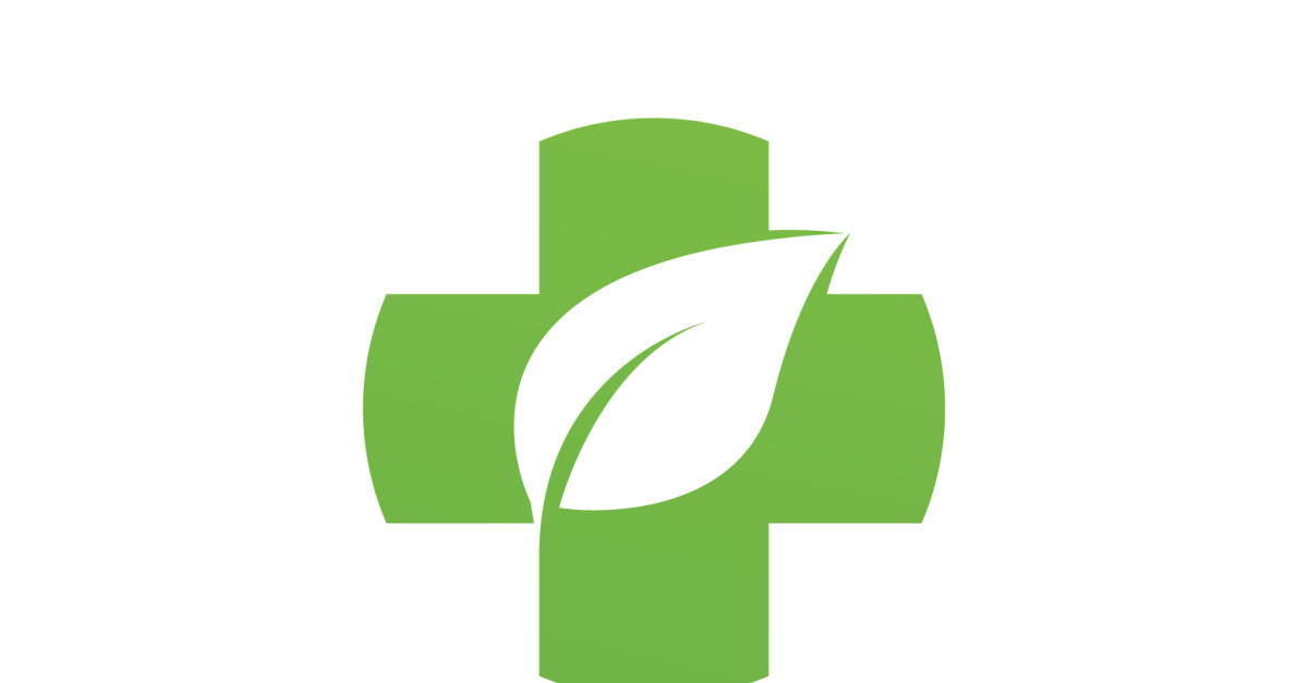 Hospital nature leaf health logo template v15