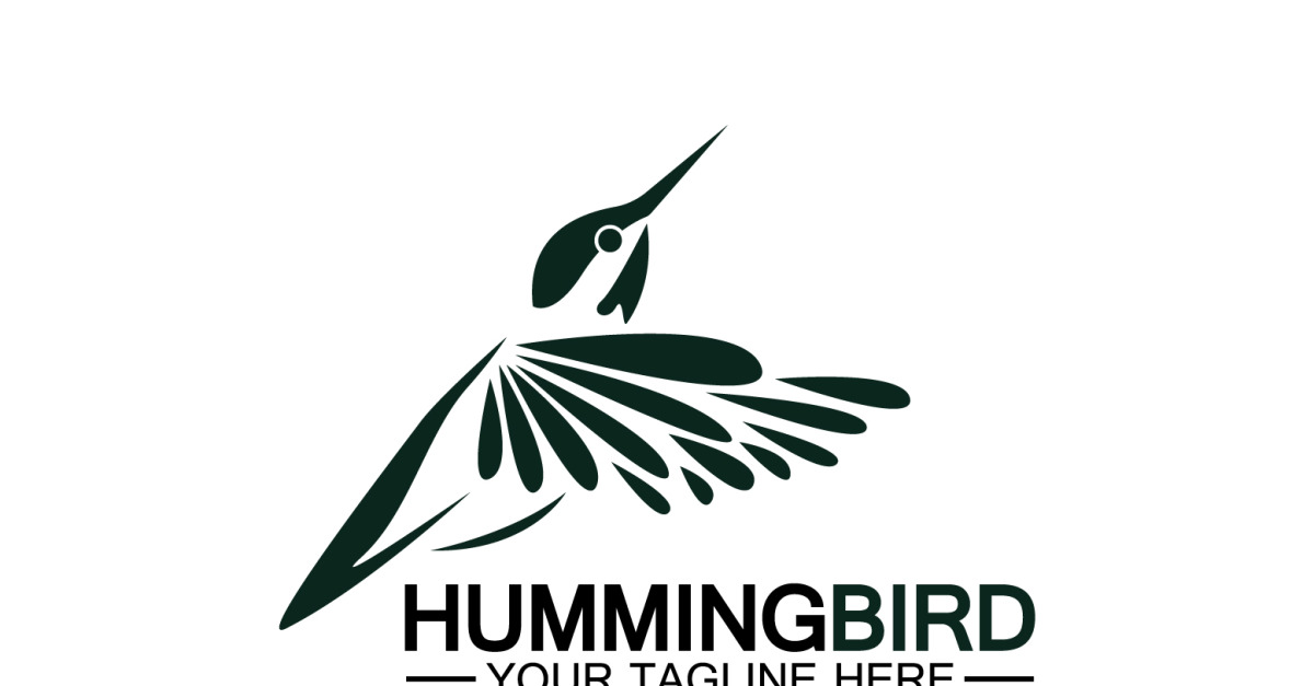 Hummingbird icon logo template v17 #365325 - TemplateMonster