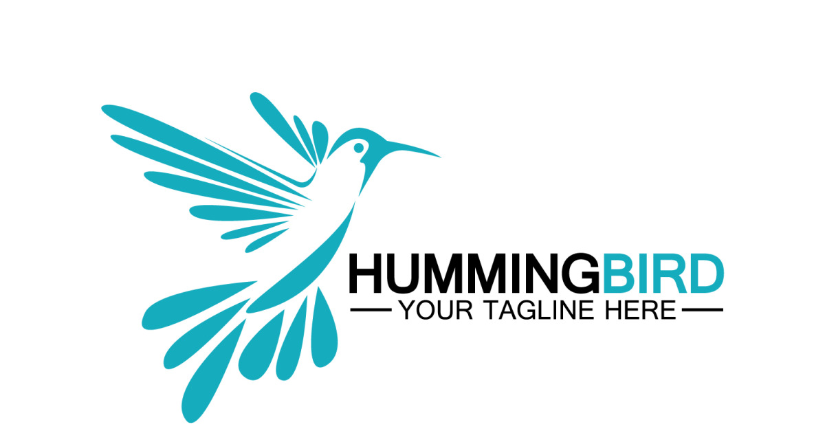 Hummingbird icon logo template v1 #365323 - TemplateMonster