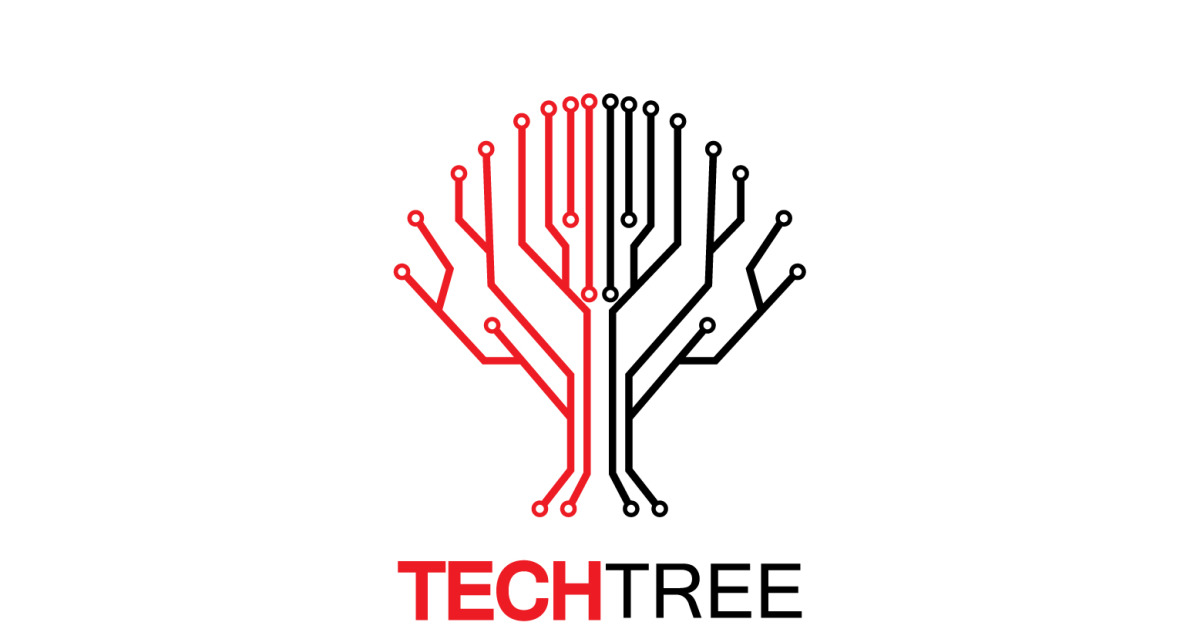 Tech tree template logo vcetor v45 #365597 - TemplateMonster