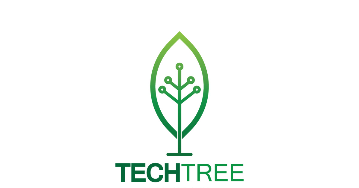 Tech tree template logo vcetor v7 #365567 - TemplateMonster