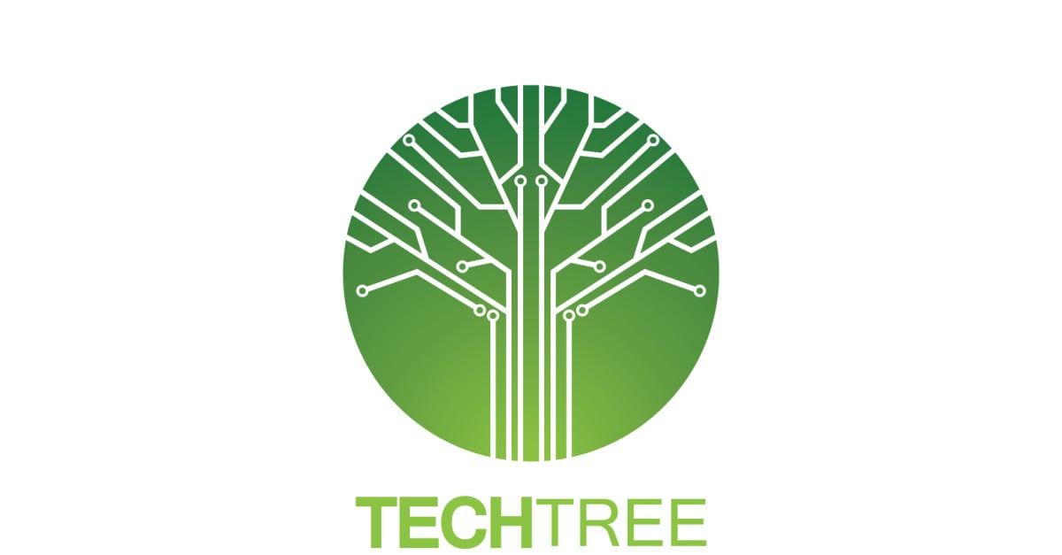 Tech tree template logo vcetor v51 #365623 - TemplateMonster