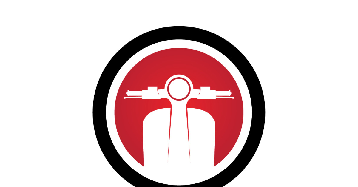 Vespa motors icon logo vector v16 #365652 - TemplateMonster