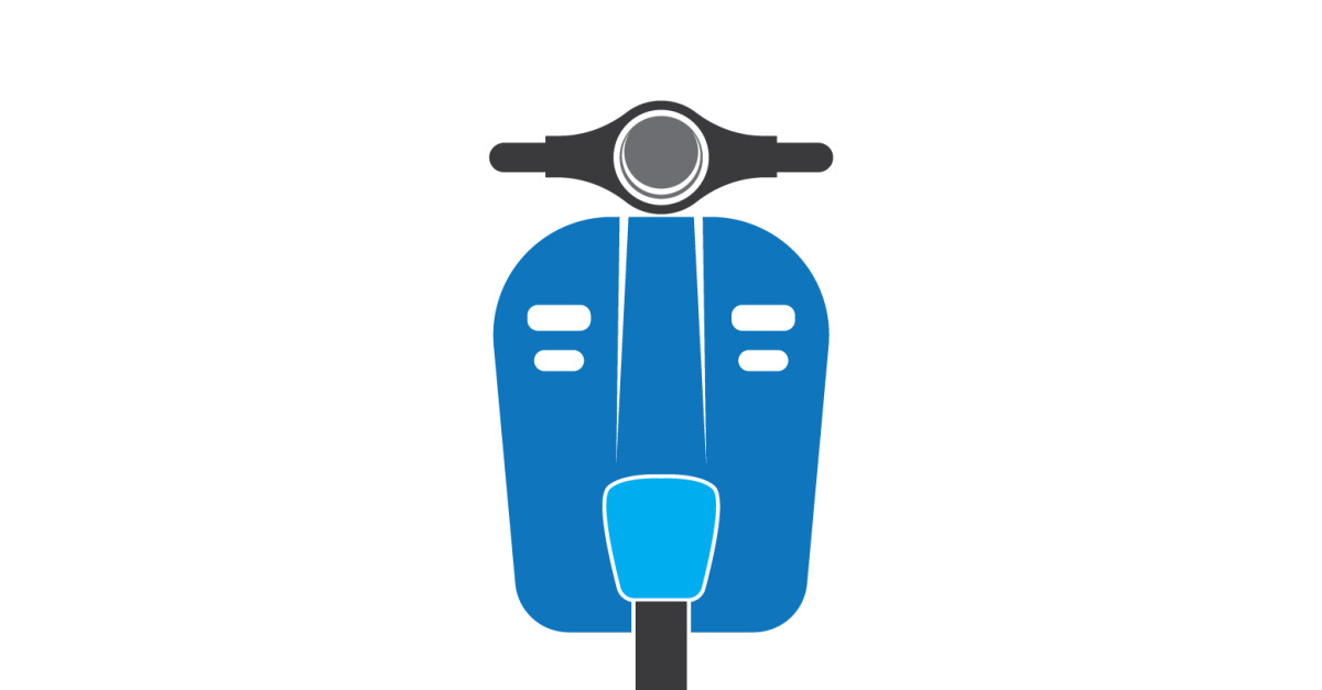 Vespa motors icon logo vector v1 #365620 - TemplateMonster