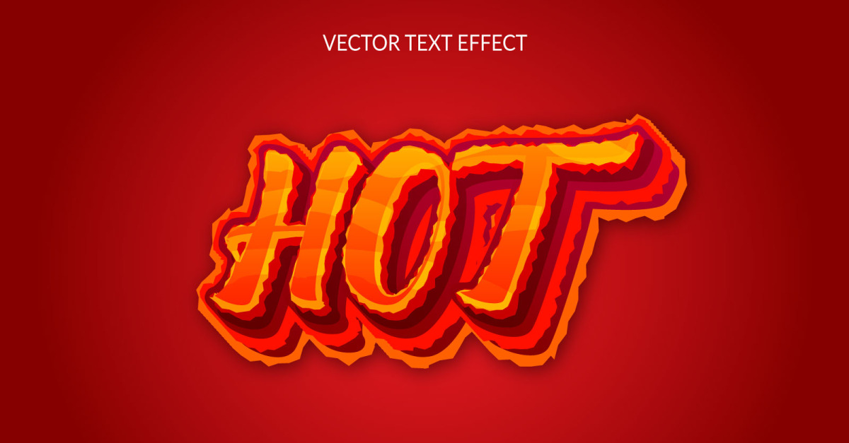 Hot 3d editable vector eps text effect template design.
