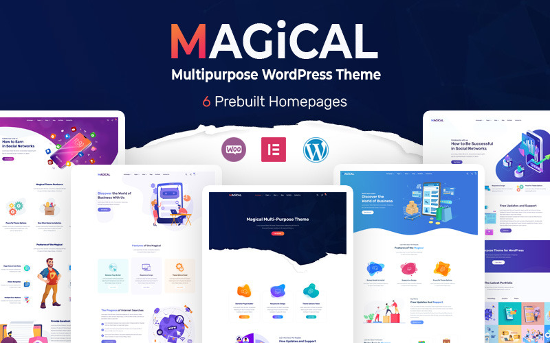 Magical - Çoklu Basın WordPress Teması - TemplateMonster