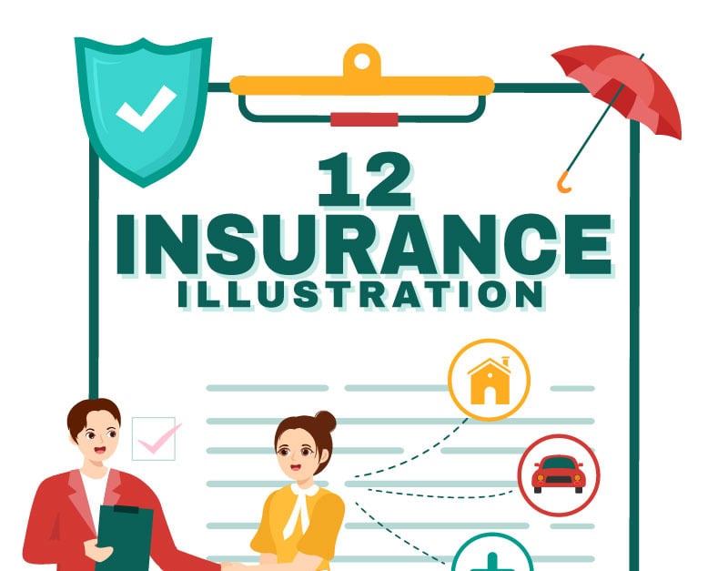 12 Illustration de l’assurance entreprise - TemplateMonster