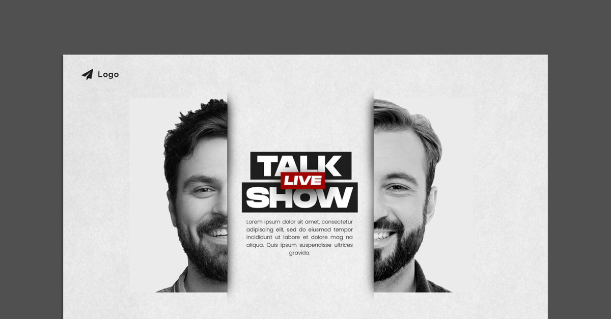 Podcast Talk Show Web Banner Şablonu - TemplateMonster
