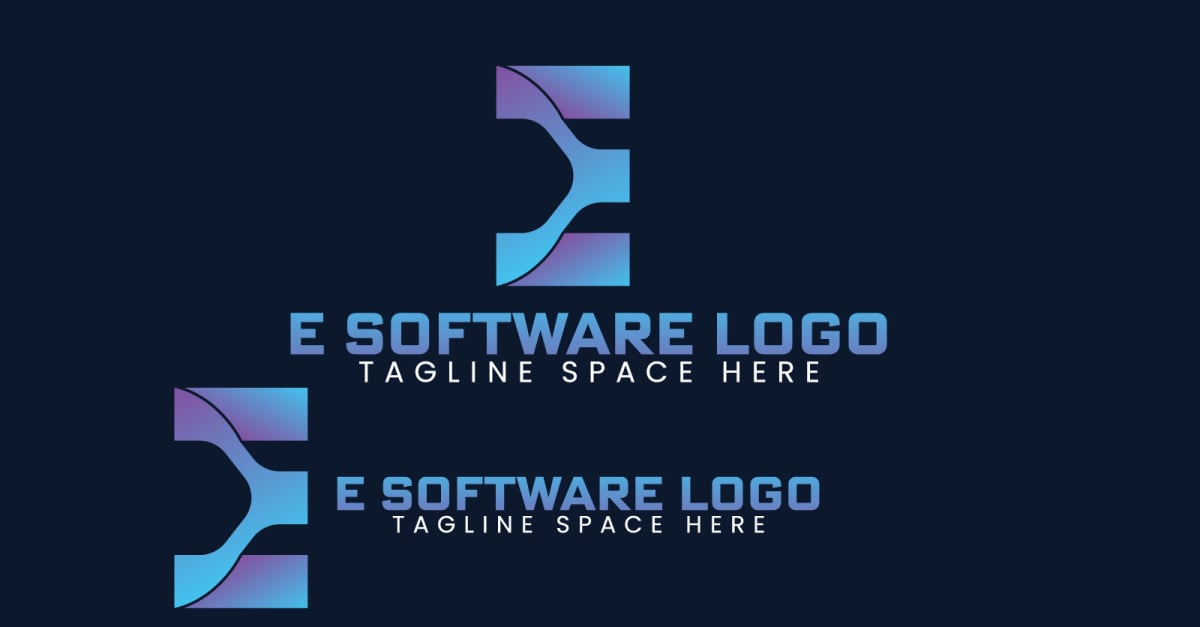 E software logo Brand Logo Template - TemplateMonster
