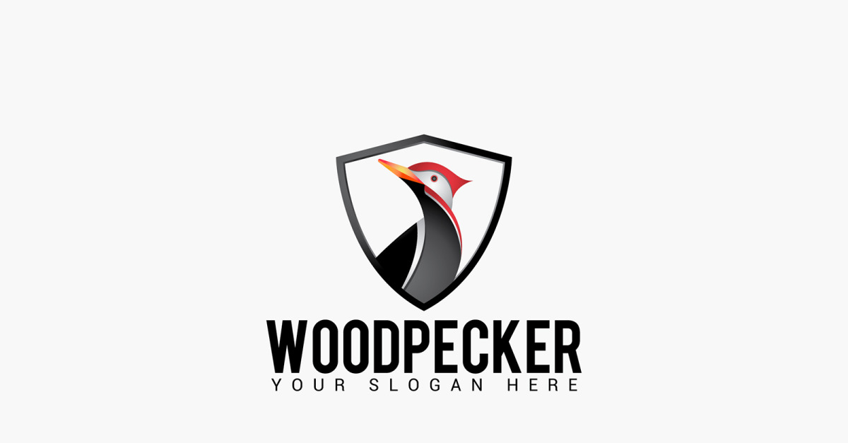 Woodpecker Logo Design Template #366155 - TemplateMonster