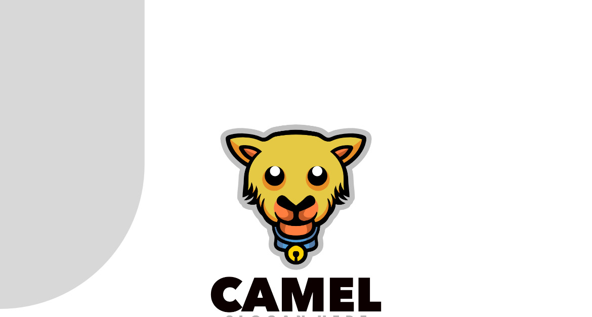 Camel head mascot logo design #366252 - TemplateMonster