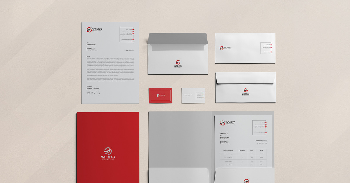 Corporate Identity Package Canva & Word - TemplateMonster