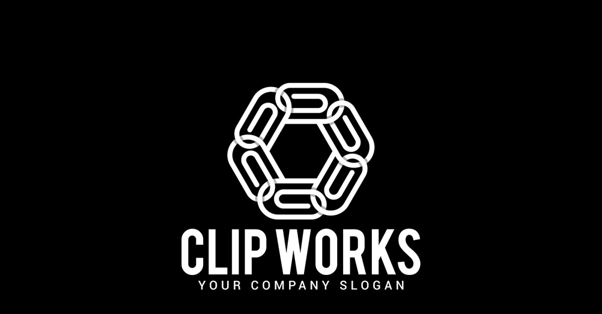 CLIP WORKS Logo Design Template #366543 - TemplateMonster
