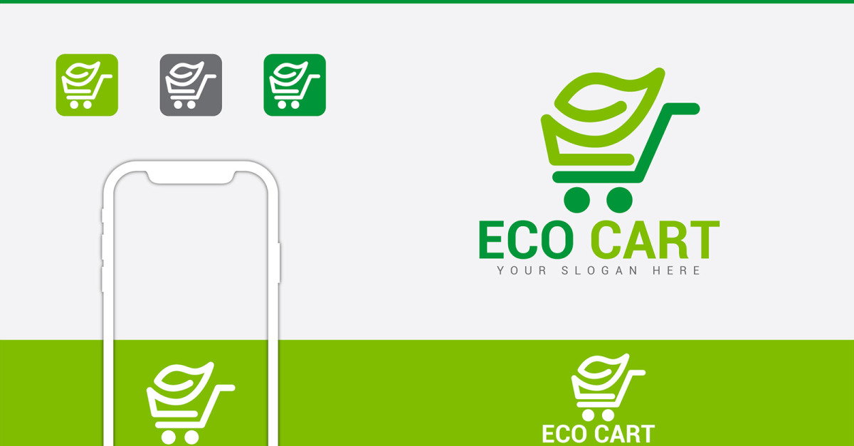 ECO CART Logo Design Template #366555 - TemplateMonster