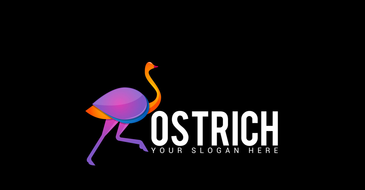 OSTRICH Logo Design Template #366546 - TemplateMonster