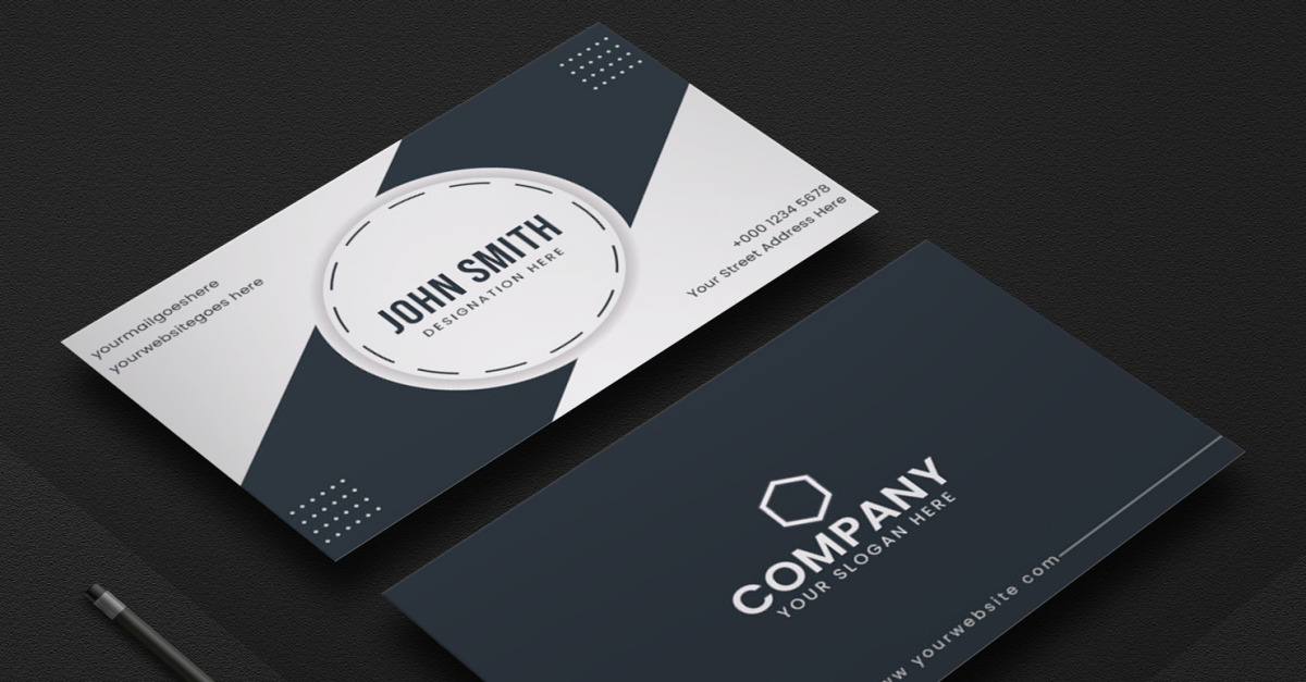 Creative Modern Business Card Layout - TemplateMonster