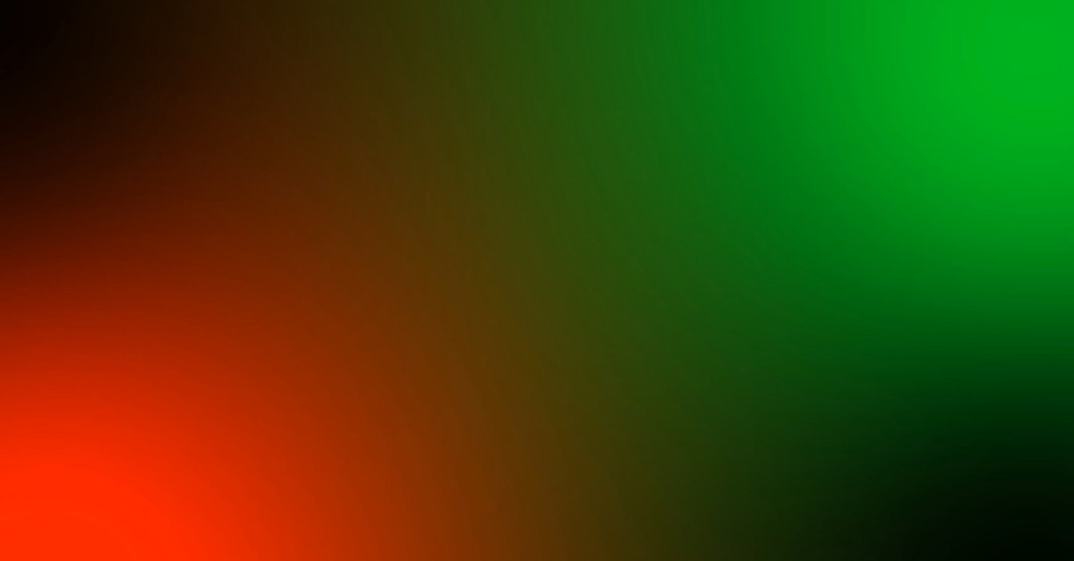 Red and green color merge gradient animate video footage.