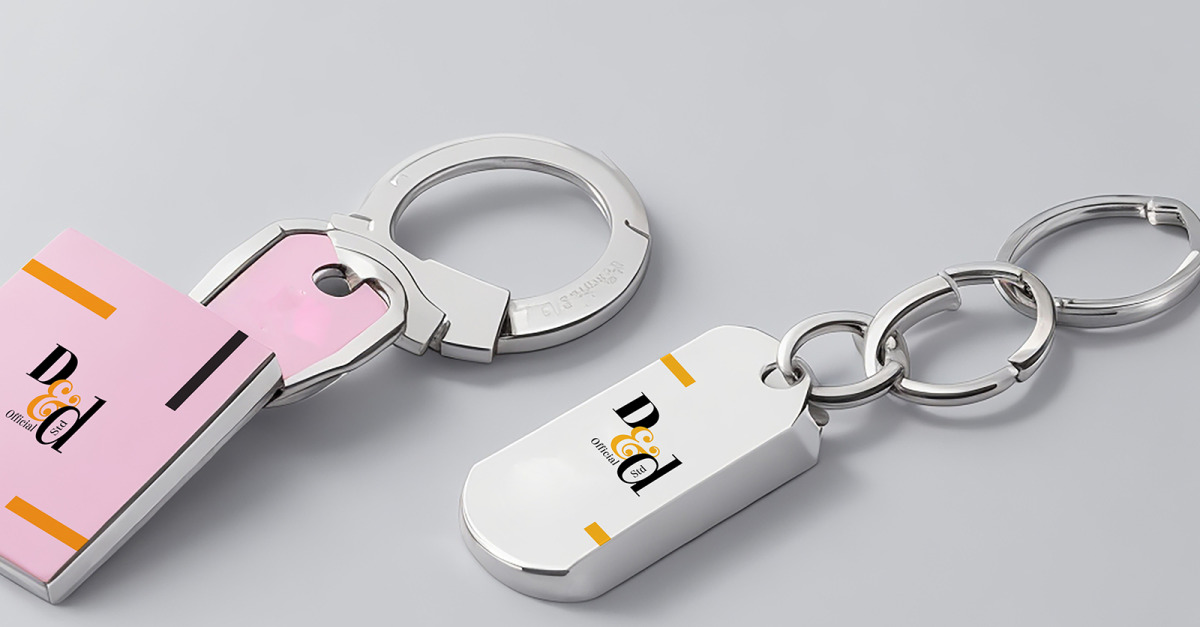 Key Chain Mockup Template #01 #367293 - TemplateMonster