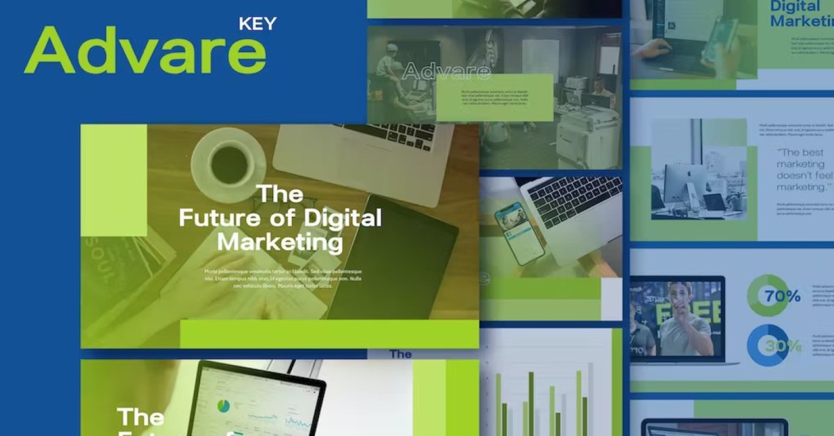 Advare - Plantilla de Keynote para agencia digital