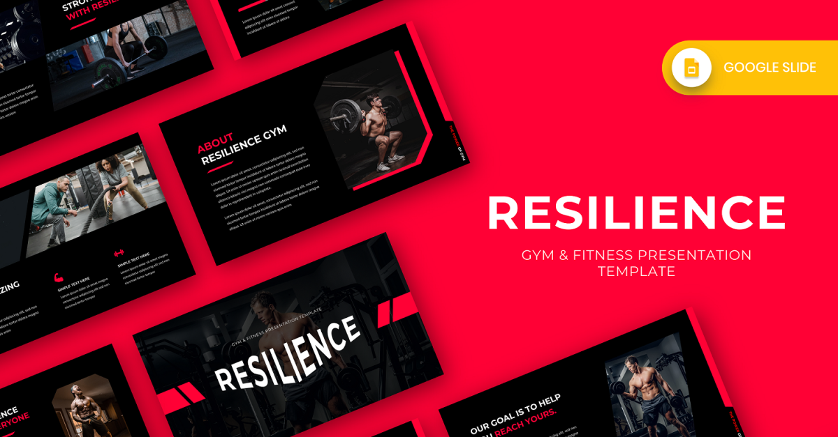 Resilience - GYM & Fitness Google Slide Template